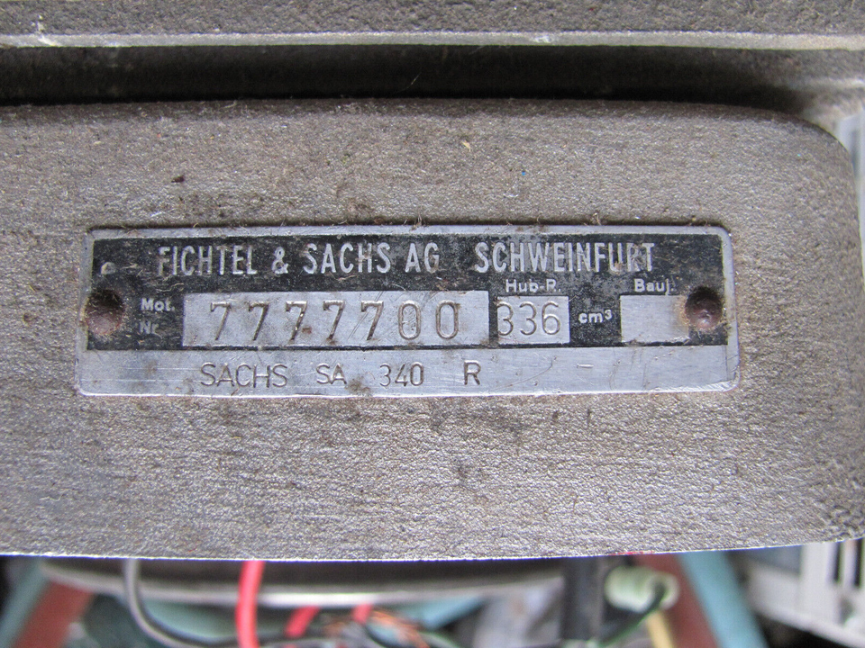 ROKON RT340 MODEL SACHS RT 340 DIRT BIKE MOTOR CYCLE MINI BIKE ENGINE ...