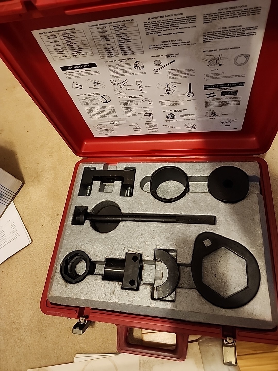 Ford Rotunda OTC TKIT-1982-FH Ford Ranger F-150 1982 Factory Tool Kit ...