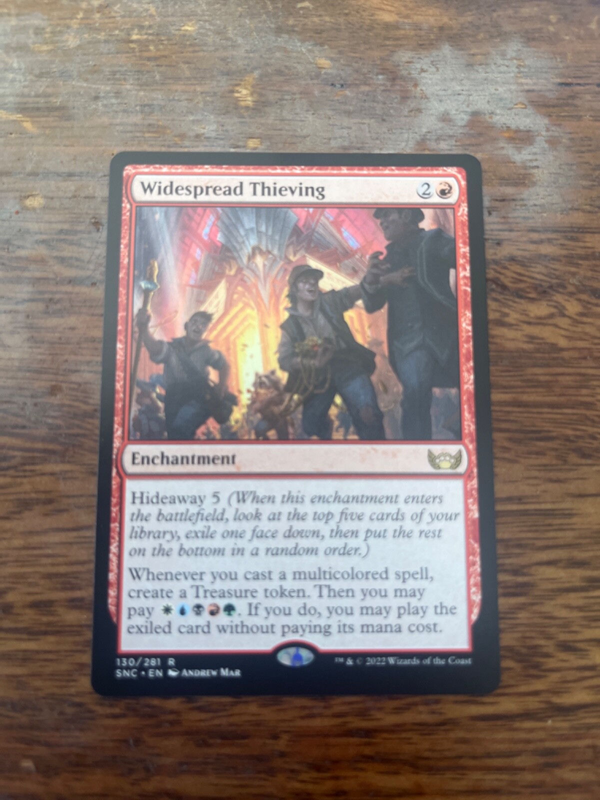 MTG Trading Card- Widespread Thieving | eBay Australia