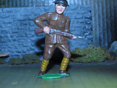 NICE ED BURLEY LEAD TOY SOLDIER BARCLAY RECAST/CONVERSION -1980 | eBay
