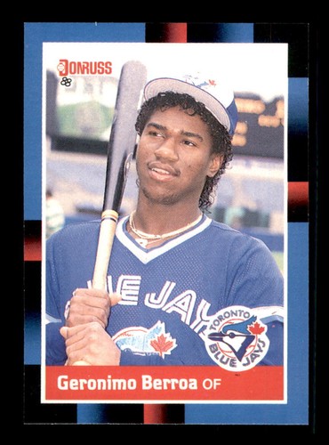 1988 Baseball Donruss Geronimo Berroa Toronto Blue Jays #659 RC | eBay
