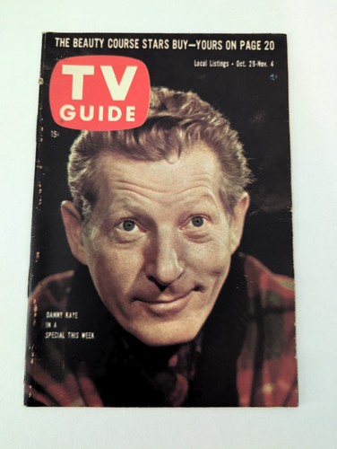 Vintage TV Guide 1960 Volume 8 #44 Danny Kaye Cover Cool Ads | eBay