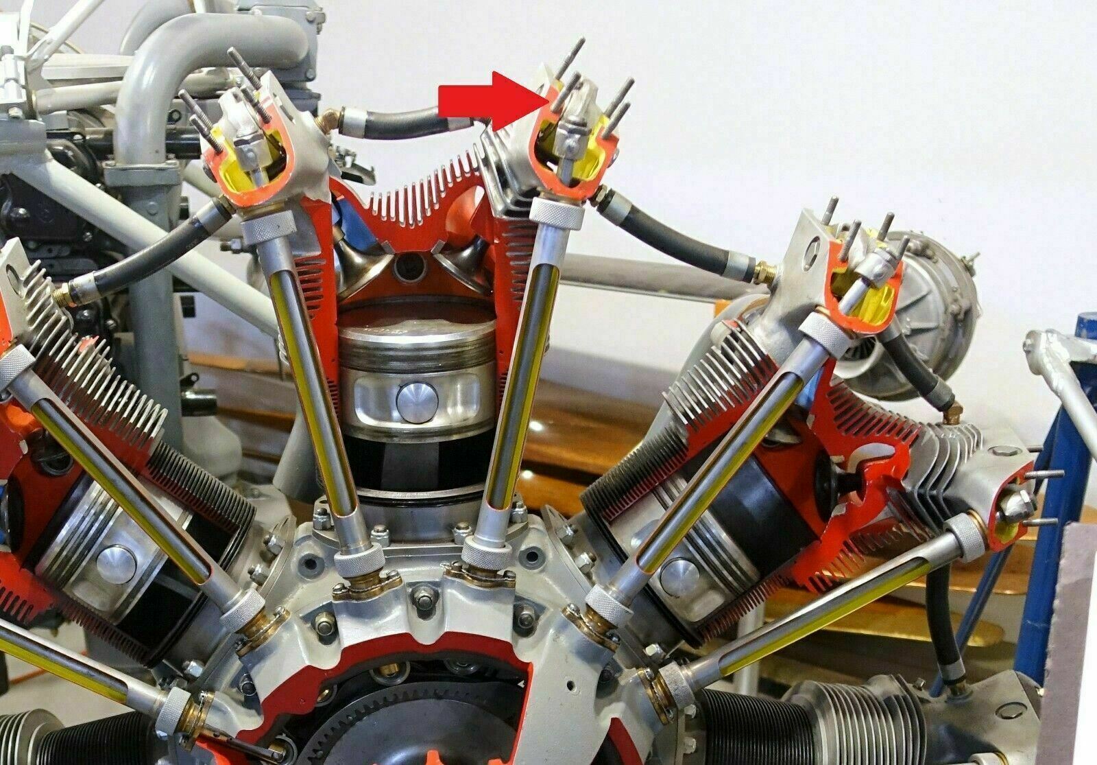 Rocker Arm Jacobs R-755 Radial Engine Vintage Aircraft Spare Steampunk ...