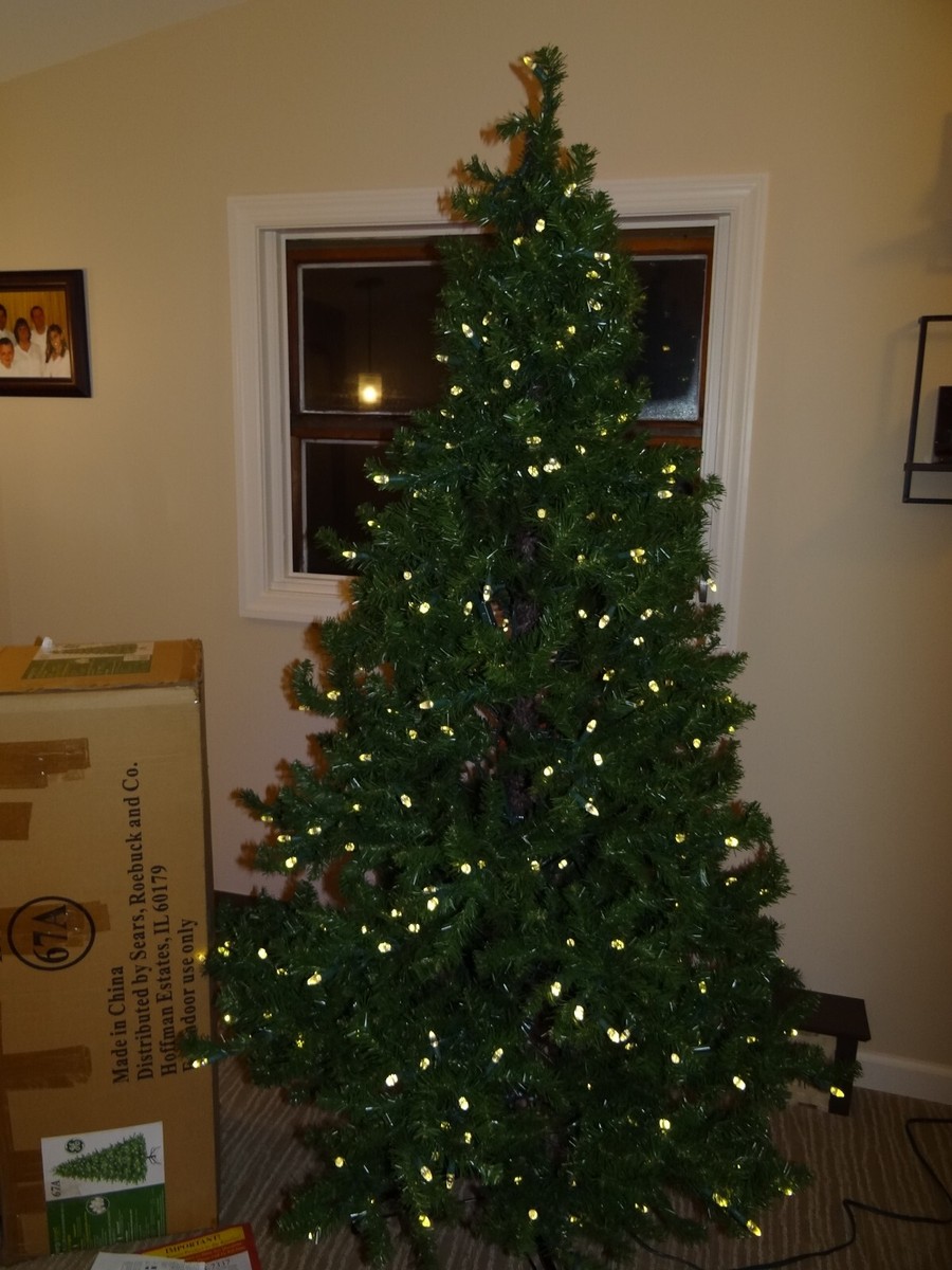 Sears Led Christmas Trees 4/5/6/7FT Artificial Holiday Christmas Tree