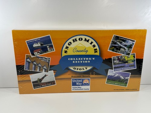 Snohomish County-Opoly Board Game Sealed Snohomish County WA ...