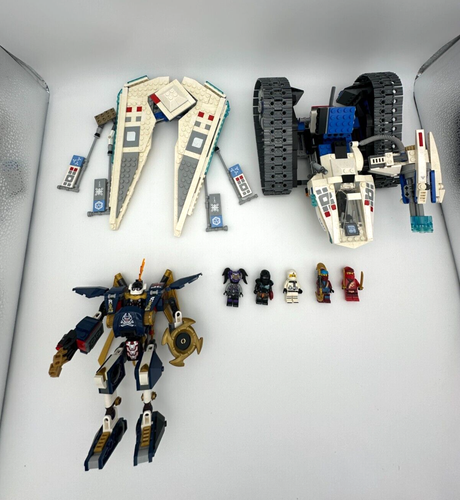 Lego Ninjago Lot Random Mixed Pieces Incomplete Mini Figures Ice Tank ...