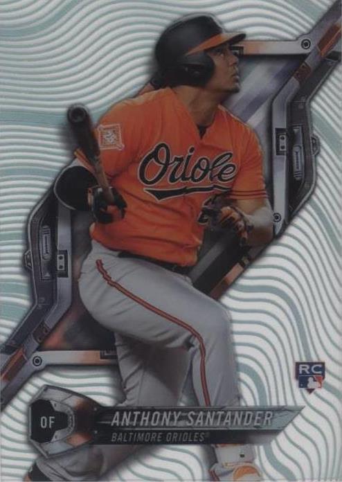 2018 Topps High Tek - Anthony Santander #HT-ASA Pattern 1 Waves ...