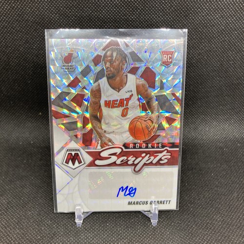 2021-22 Mosaic Marcus Garrett Scripts Silver Mosaic Prizm Rookie Auto ...