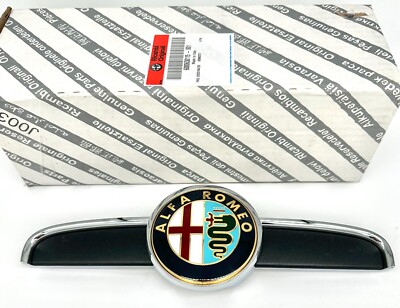 Genuine Alfa Romeo Brera Front Bonnet Badge Chrome 6000630115 | eBay