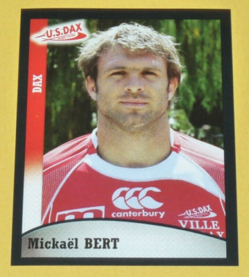 N°191 BERT US DAX LANDES PANINI RUGBY 2009 TOP 14 FRANCE | eBay