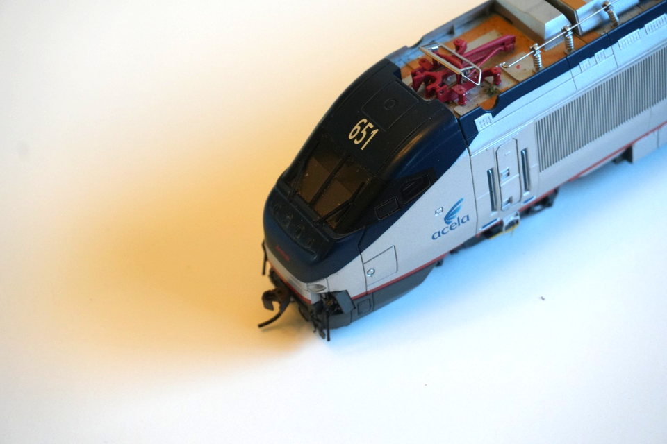 Spectrum Amtrak Acela HHP-8 Electric Locomotive #651 HO Scale | eBay