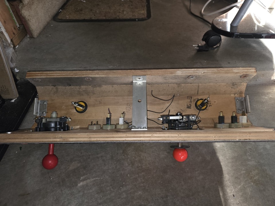 Vintage Original 1982 JOUST Robotron Wood Arcade Control Panel Williams ...