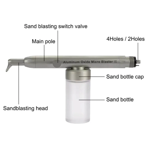 Aluminum Oxide Dental Micro Blaster Interface Microetcher Sandblasting ...