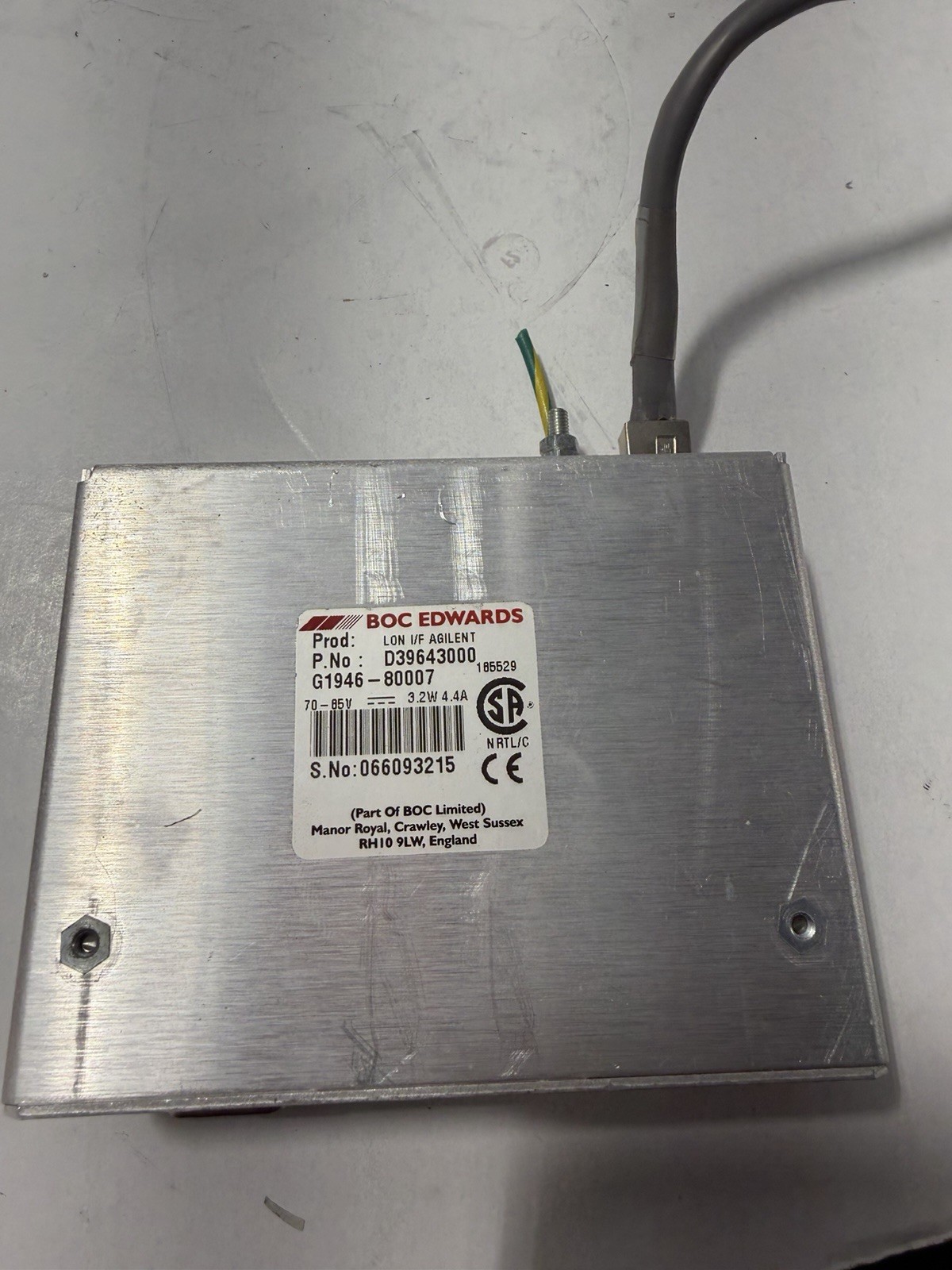 Edwards D39643000 LON I/F Turbo Controller Interface, Agilent G1946 ...