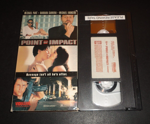 Point Of Impact (VHS, 1993) Michael Pare Vidmark Rare Action Sleaze HTF ...