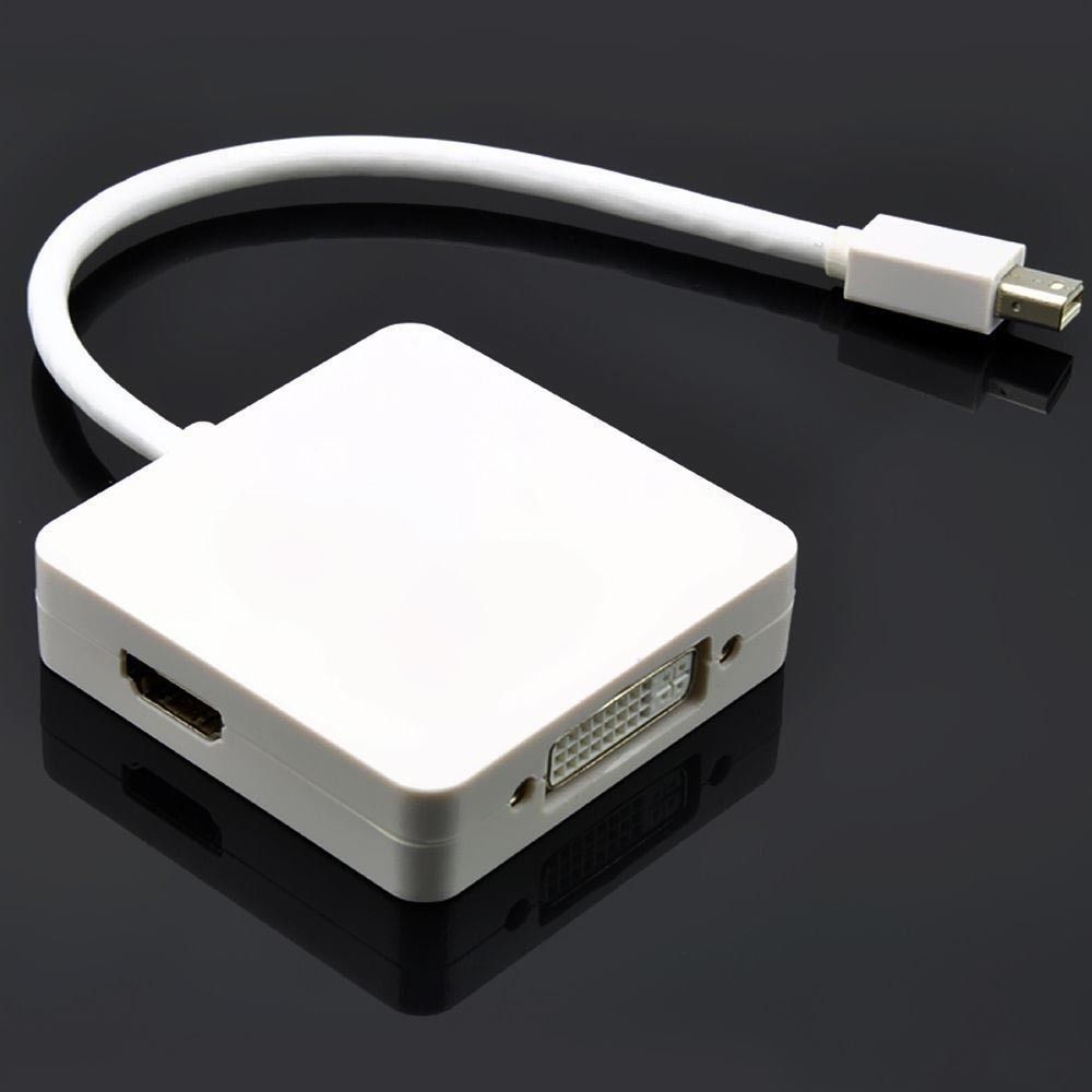 New 3 in1 Mini DP to HDMI +DVI +Display Port Adapter For Lenovo ...