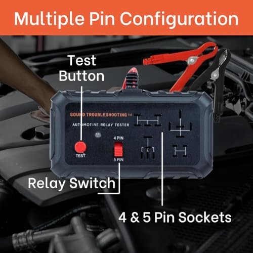 Automotive Relay Tester With RELAY PULLER - 4 & 5 Pin 12V Auto ...