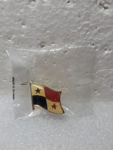 Vintage International Flag of Panama Enamel Lapel Pin Single Clutch ...