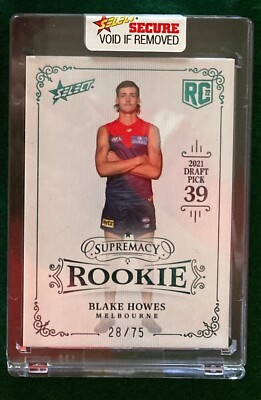 2022 AFL SELECT SUPREMACY ROOKIE BLAKE HOWES MELBOURNE #28 | eBay Australia