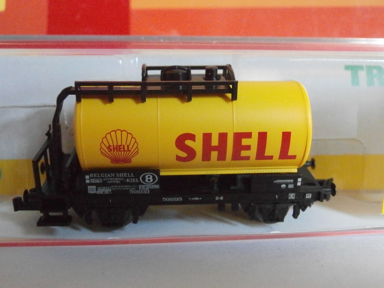 ECHELLE N DB WAGON CITERNE A ESSIEUX SHELL MINITRIX Ref 15655 | eBay