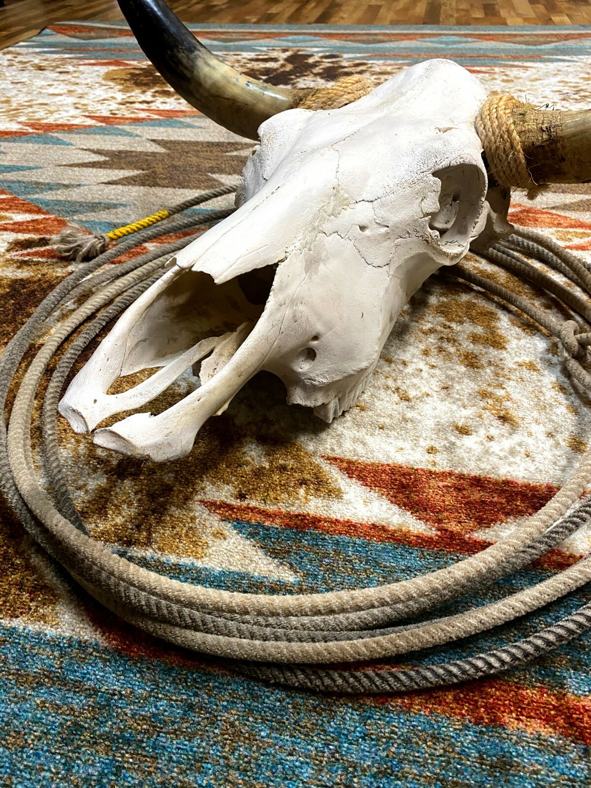 Nova Cowhide Rancher Southwestern Country Lodge Area Rug 5'x8' | eBay