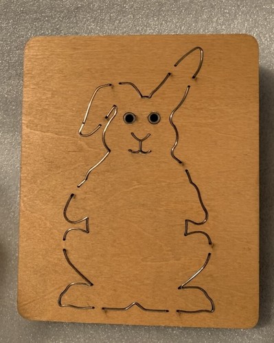 AccuCut Wood Die Rabbit #3 stands 5 1/4" large | eBay