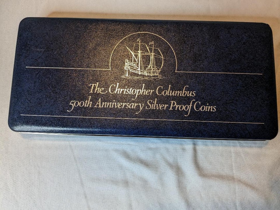 The Christopher Columbus 500th Anniversary Silver Proof (10) Coins ...