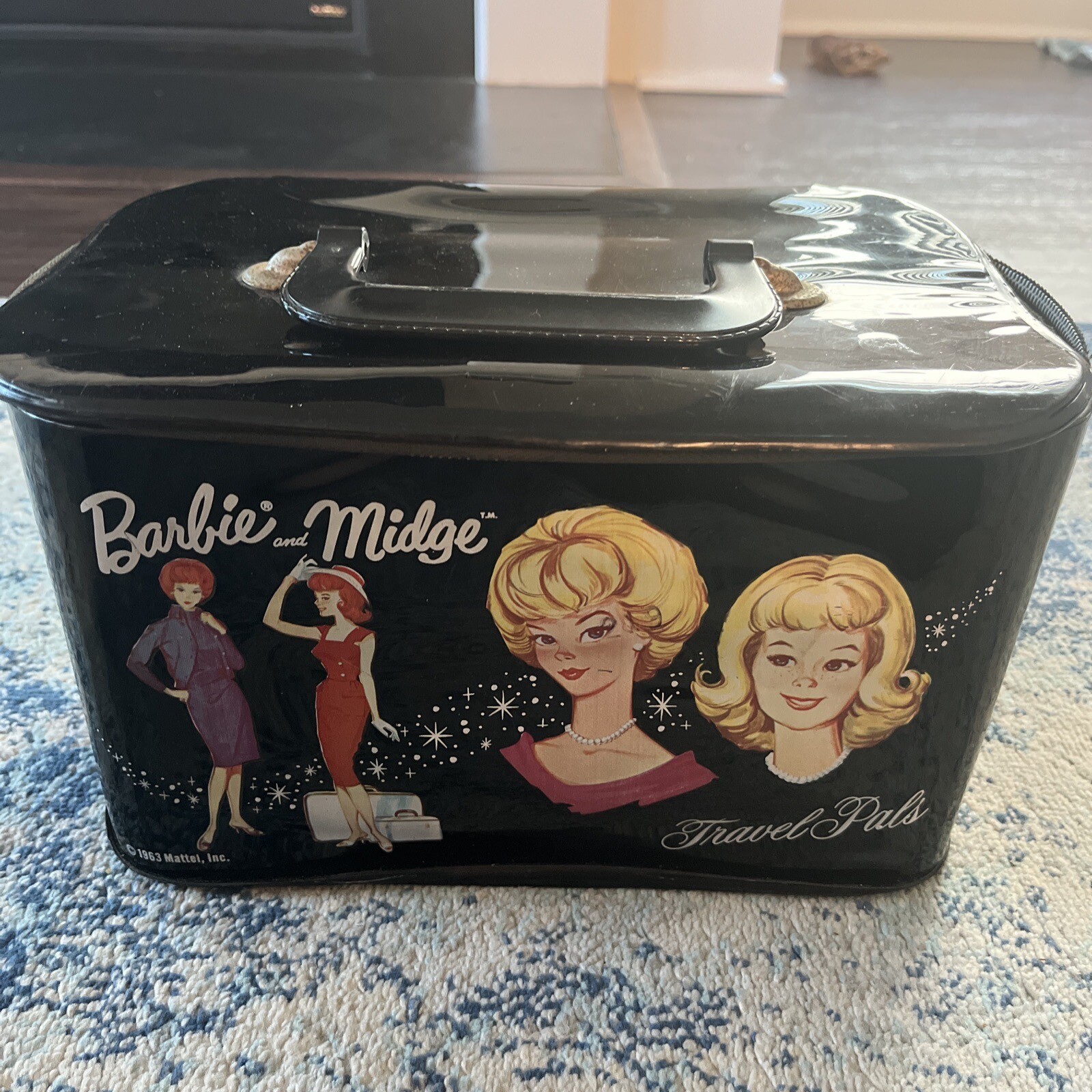 1963 Barbie and Midge doll case VINTAGE TRAVEL PALS See Pics | eBay