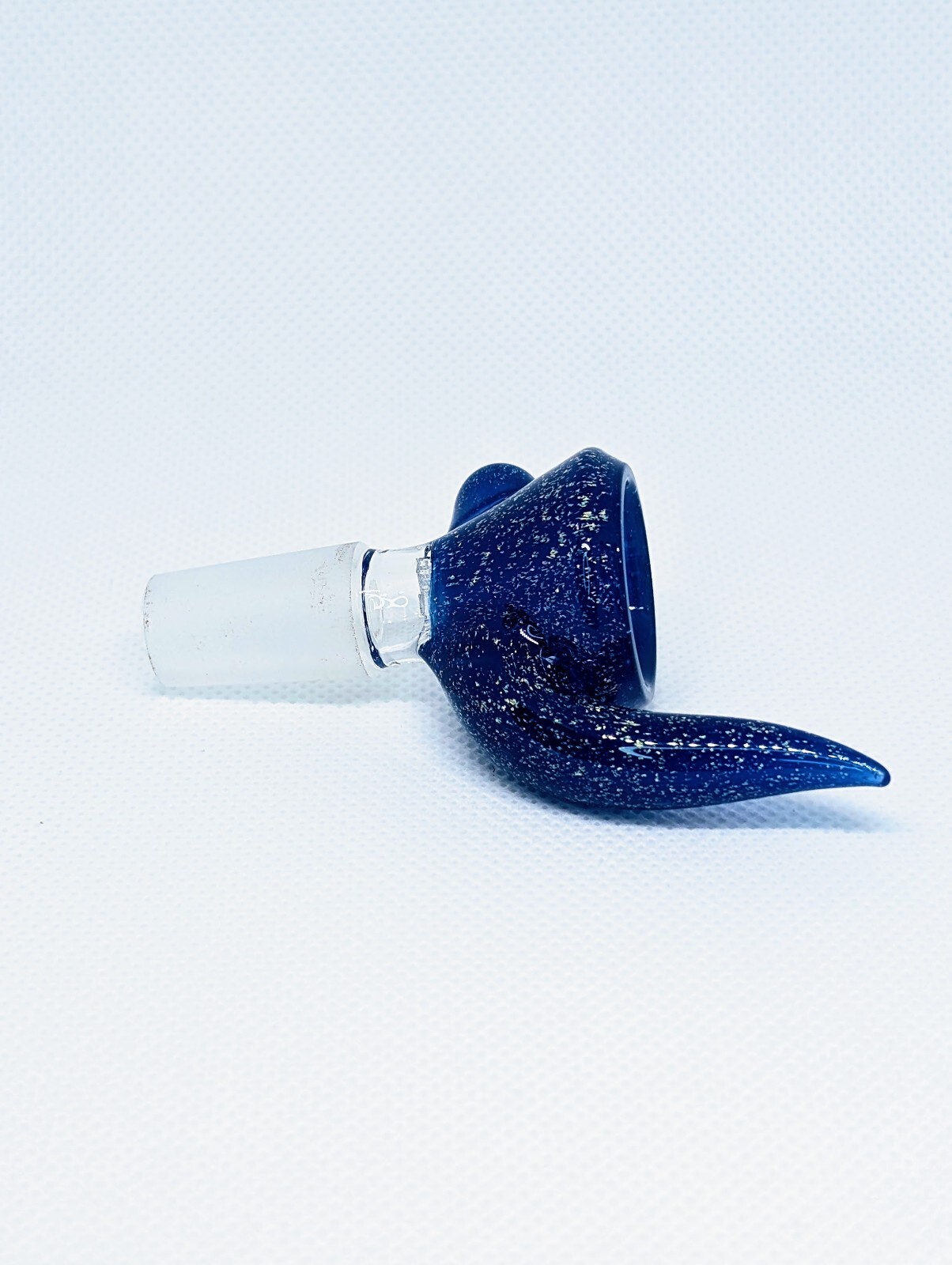3" Screen Filter Crushed Opal Cerulean Horn Bowl 14mm Funnel Slide Bong ...