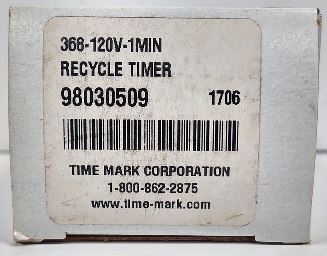 Time Mark 368-120V-1MIN Recycle Timer for sale online | eBay