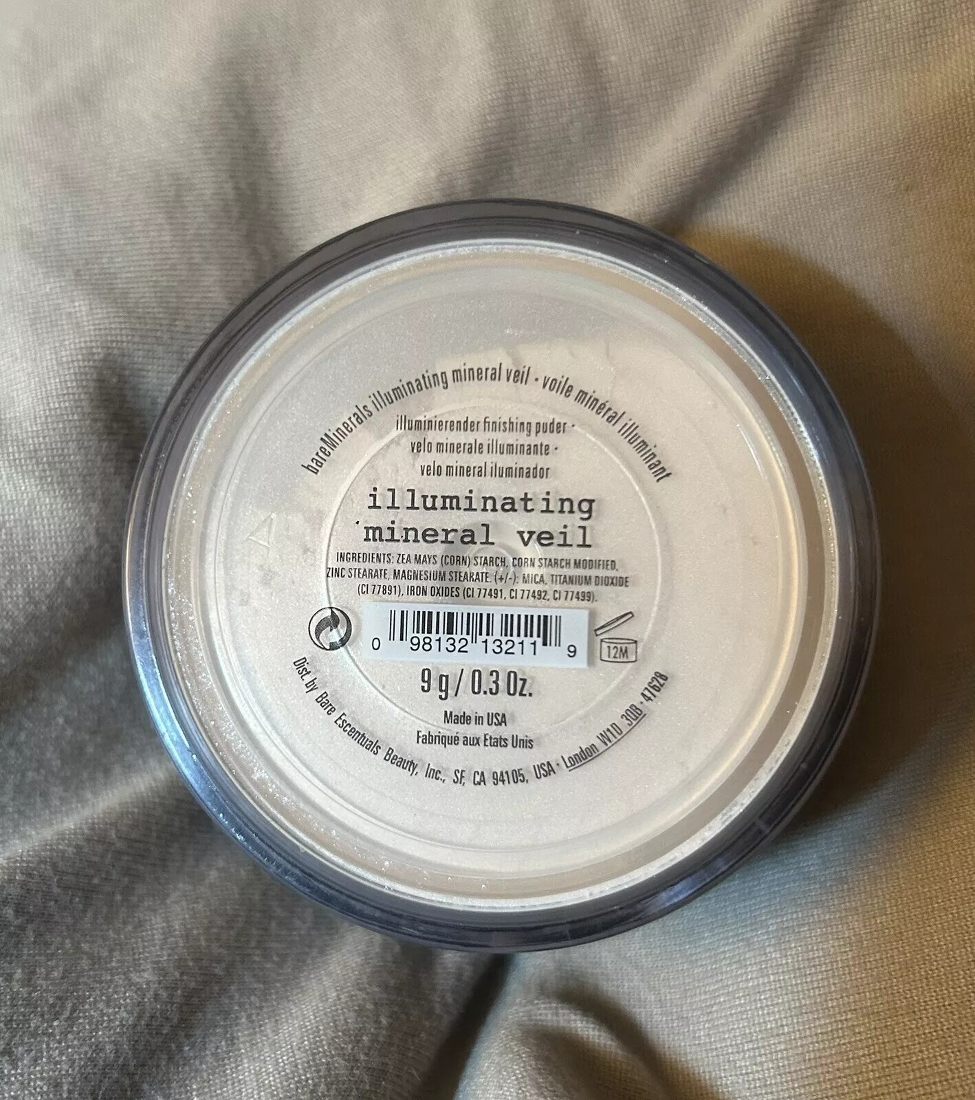 bareMinerals illuminating Mineral Veil Finishing Powder 9g / 0.3 Oz ...