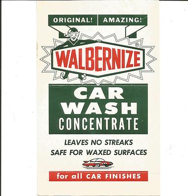 Label-WALBERNIZE car wash-Indianapolis,IN.Mascot.Jester.Automobile ...