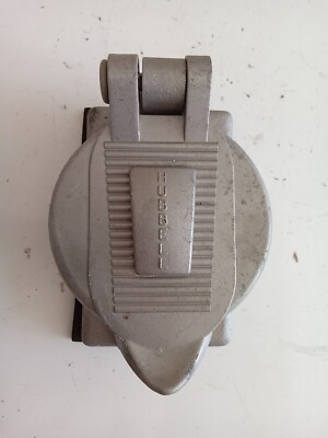 Hubbell D-55049 Twist Lock Outlet Cover Spring Loaded | eBay