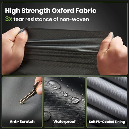 Waterproof Windproof RV Travel Trailer Cover, Anti-Rip Anti-UV 600D ...