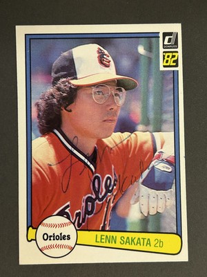 Lenn Sakata Autograph Signed 1982 Donruss Baltimore Orioles | eBay