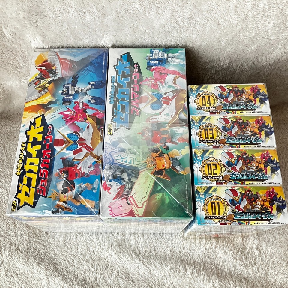 BANDAI MiniPla Megazord Power Rangers Super Sentai Zenkaiger Zenryoku ...