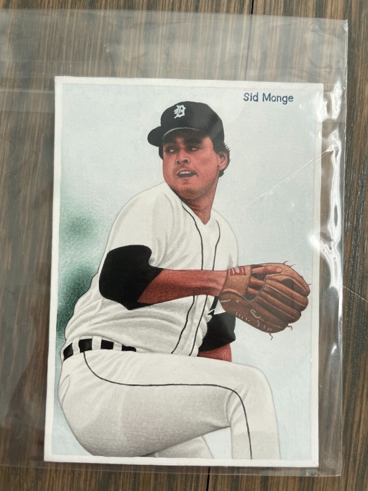 Helmar 1984 Tiger Champs ORIGINAL ART 1 OF 1 PROOF Sid Monge RARE NOT ...