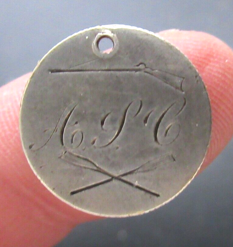 1876 US Antique Silver Dime Coin, Seated Liberty, LOVE TOKEN, "ASC ...