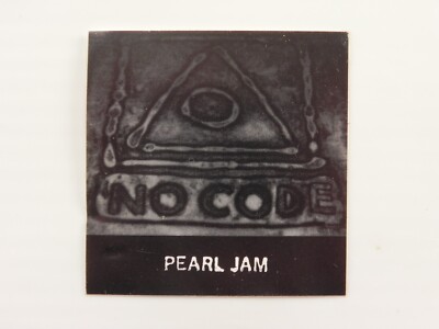 Pearl Jam NO CODE 1996 Album Release Promo Sticker Eddie Vedder | eBay