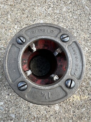 Ridgid 12R 1-1/4" Drop Head Pipe Threader Die Head NPT USA 636123668508 ...