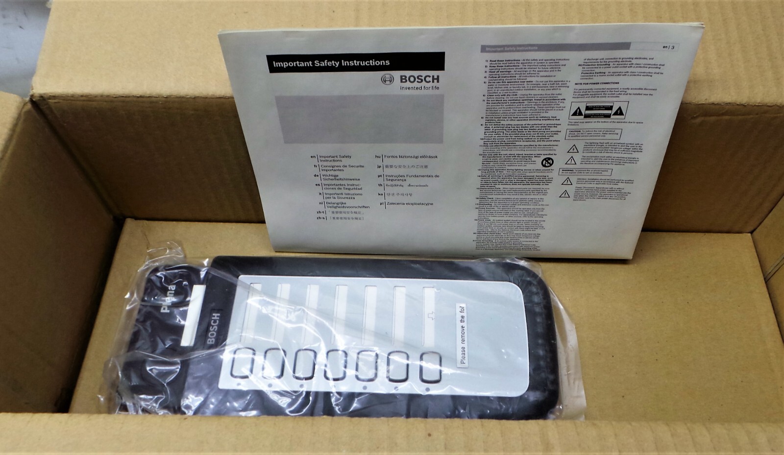 BOSCH LBB 1957/00 Plena Voice Alarm Keypad. | eBay