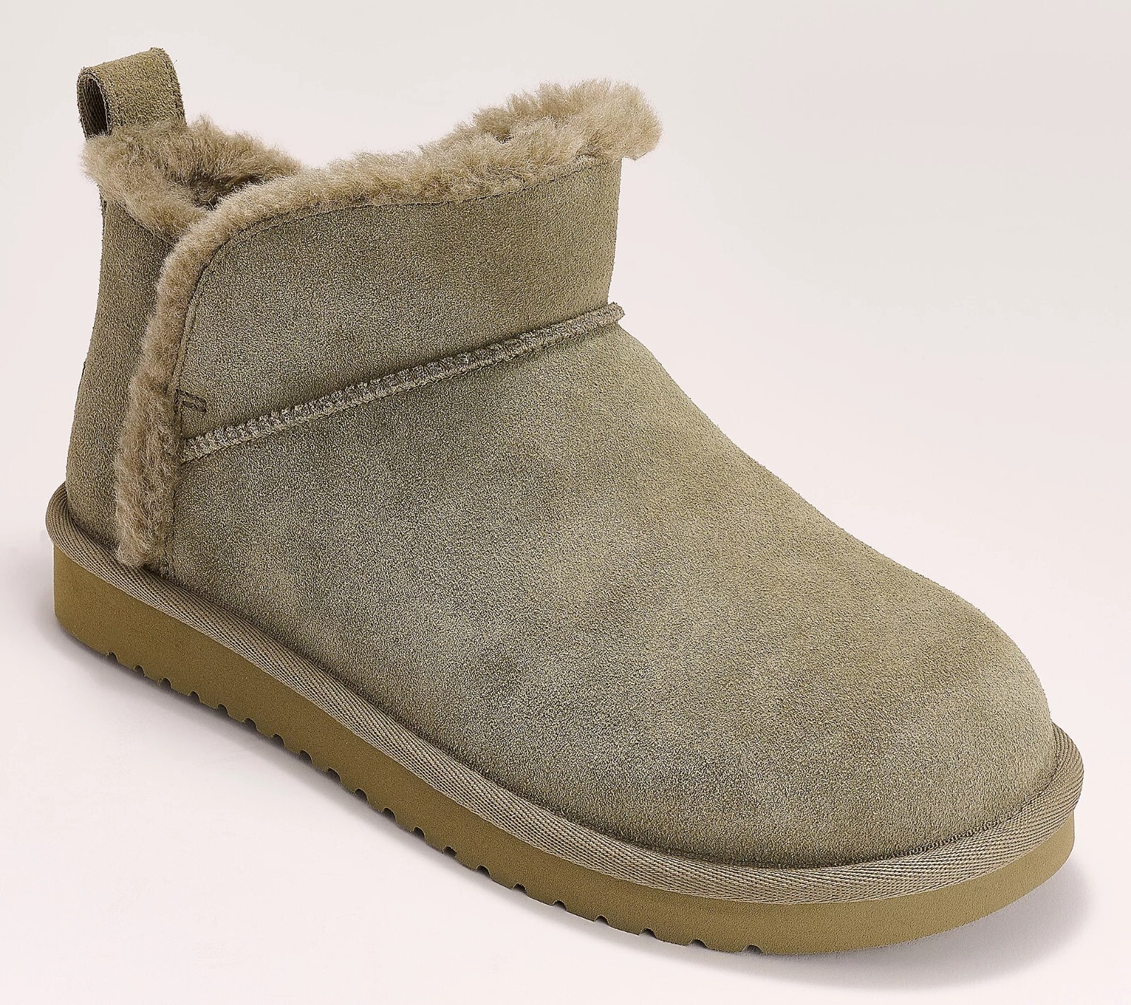 Koolaburra by UGG Suede Ultra Mini Boots Suede Upper Limewash Medium ...