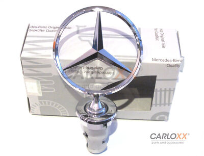 Mercedes-Benz Hood Star Emblem W124 S124 A124 C124 E-Class up to ...