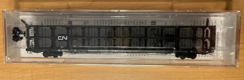 484 - N Scale Micro-Trains CN Canadian National Tri-Level Auto Rack ...