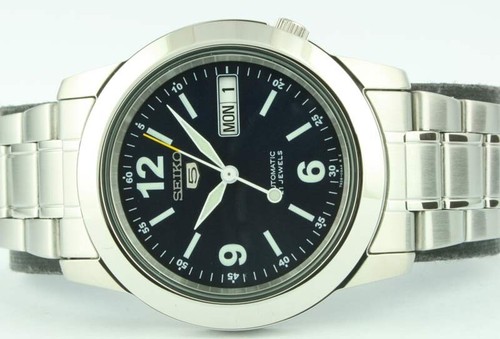 Seiko 5 Automatic SNKE61 SNKE61K1 Men's Day Date Blue Dial Steel Watch ...