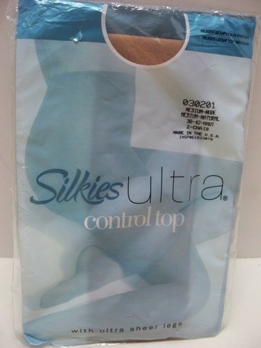 Silkies Ultra Control Top Pantyhose Stocking Medium Nude | eBay