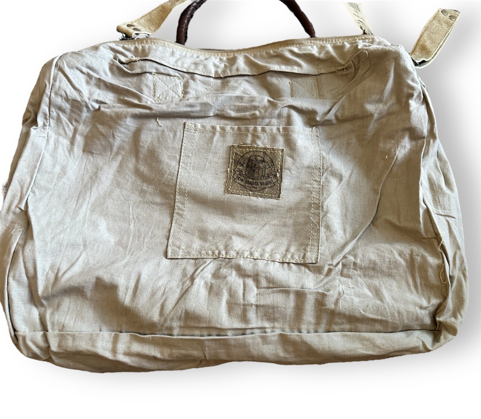 THE BARREL SHACK JORDAN - Canvas with Leather Handles | eBay