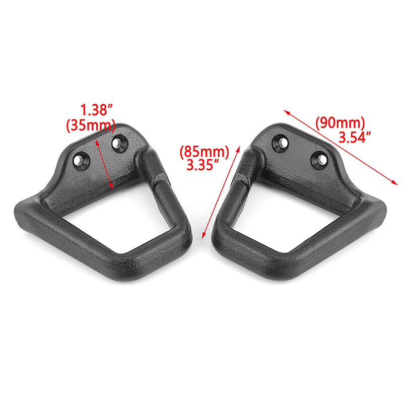 NEW PAIR Black Ebony Slotted Seat Belt Guide Loops For 1993-2002 Camaro ...