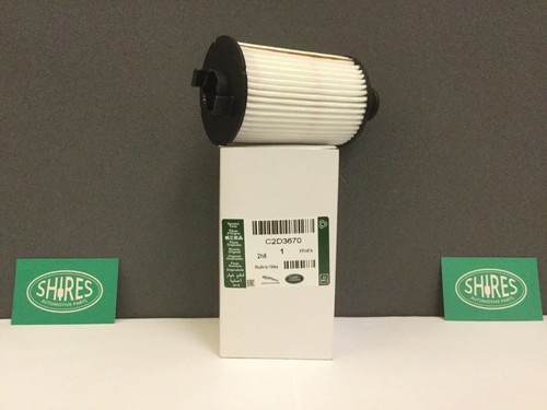 GENUINE JAGUAR F-PACE, ALL NEW XF, XE, F-TYPE & XJ OIL FILTER C2D3670 ...