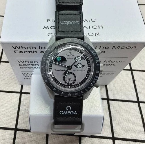 OMEGA X SWATCH Moonswatch Watch Mission To Earthphase Unisex Watch in ...
